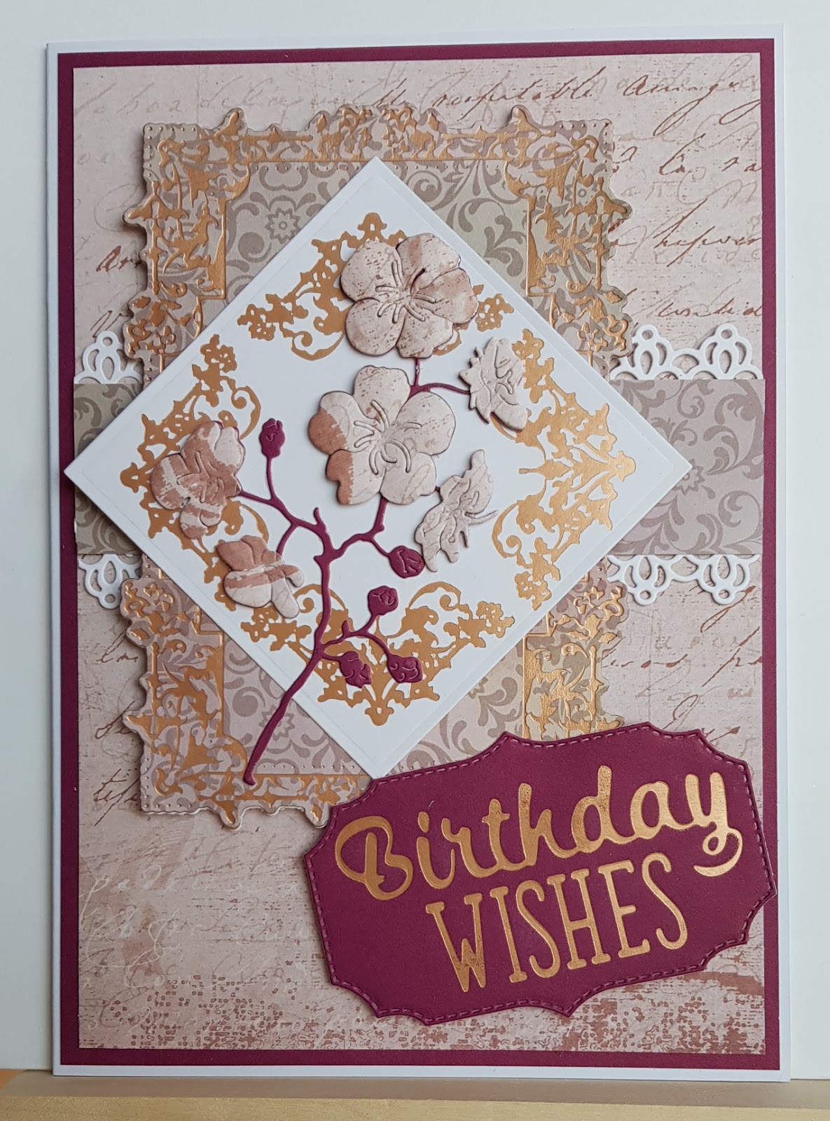 Diamond Corners Card with Joanne - Couture Creations