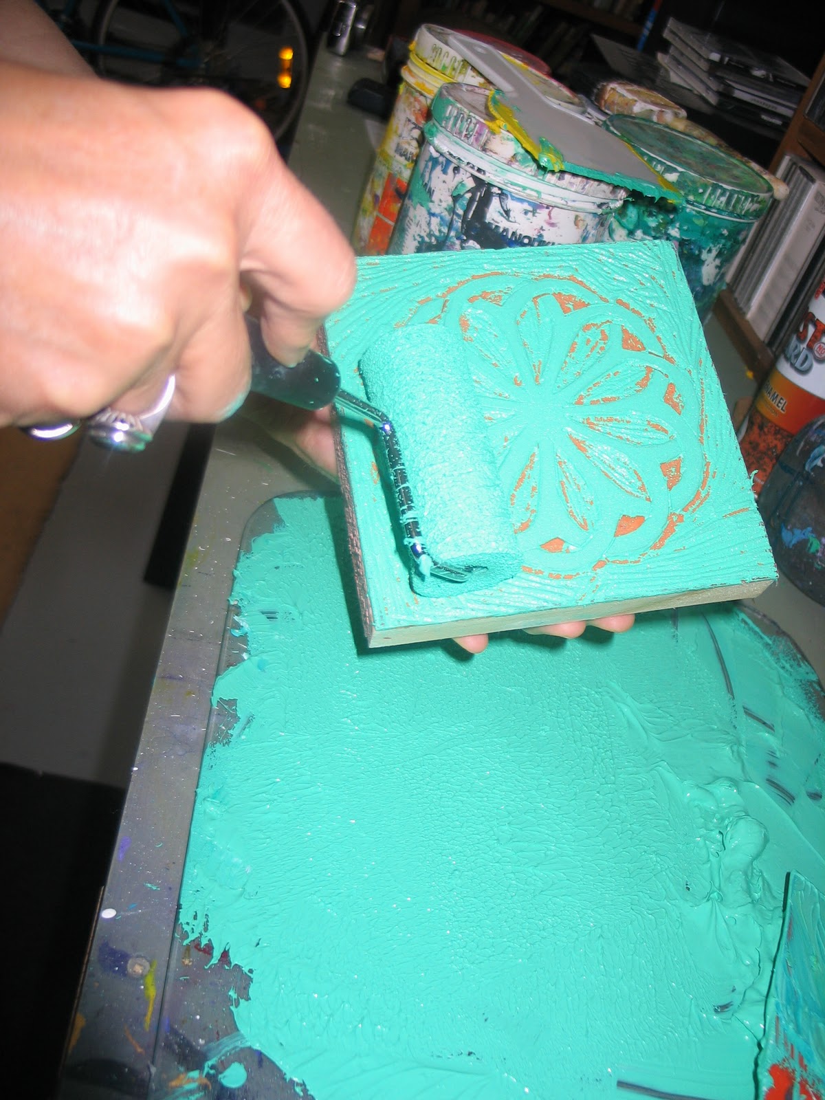Gallery Cosmosis: Block Printing is SO MUCH FUN!