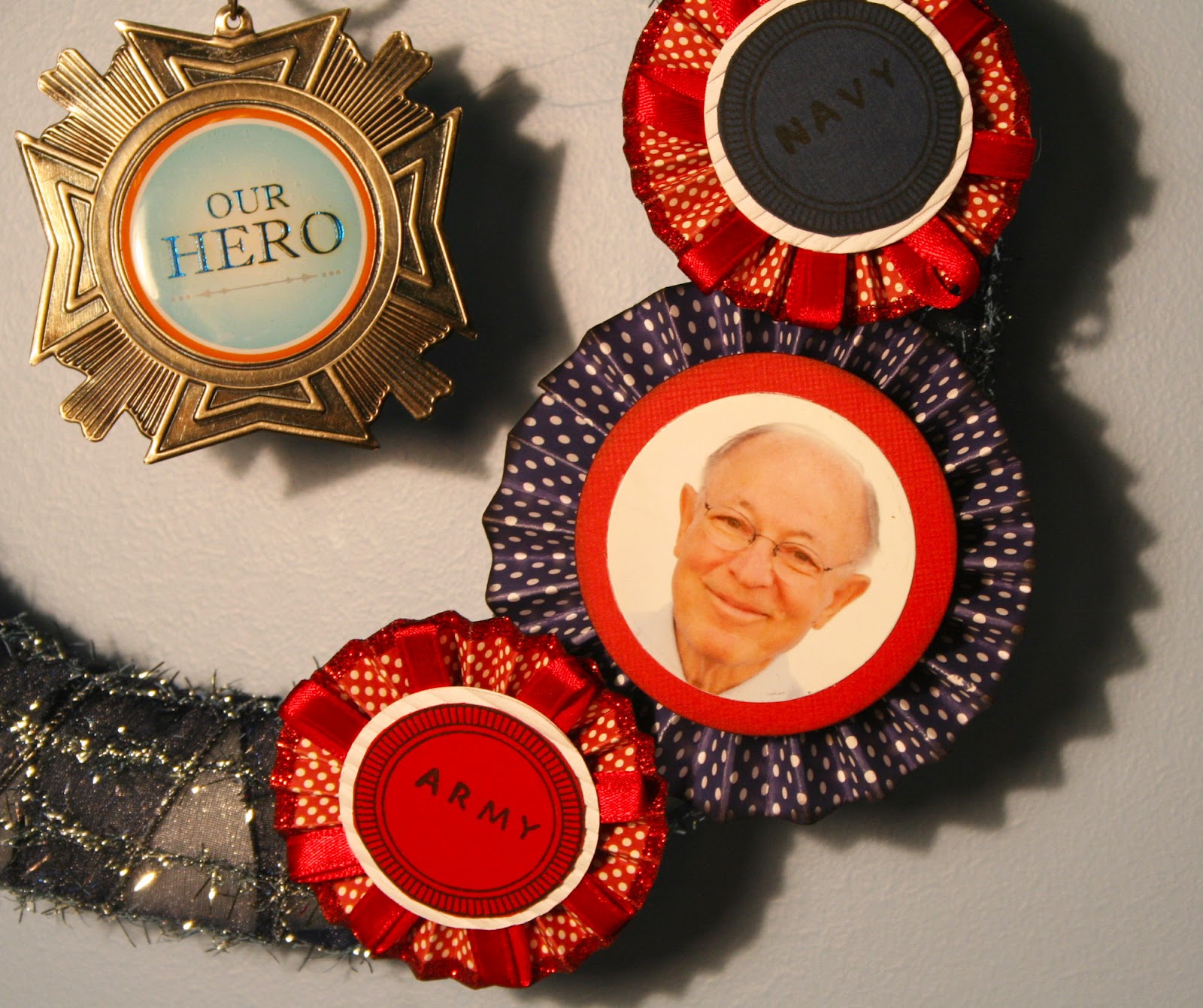 Oh My Crafts Blog: Our Hero Memorial Wreath
