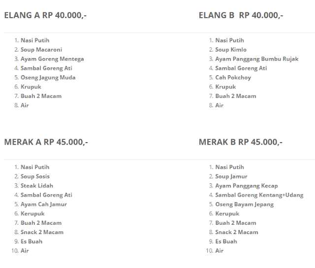 Beberapa Menu Pilihan di Catering Prasmanan Rumahan Jakarta Untuk Acara ...