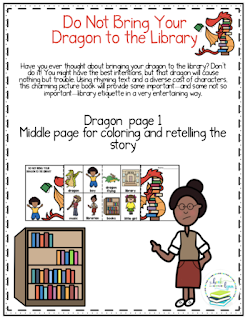DO NOT BRING YOUR DRAGON TO THE LIBRARY BOOK UNIT & BOOK CRAFT ~ Book ...