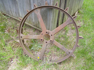 Small Holdings Farm: Vintage Farm Wheels - A Long Time Love