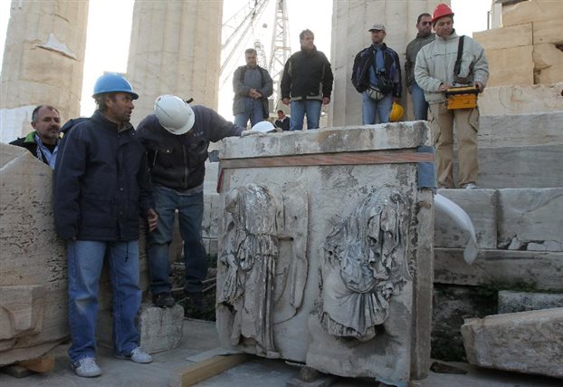 Ancient Hellas back up: Conservation of the Parthenon