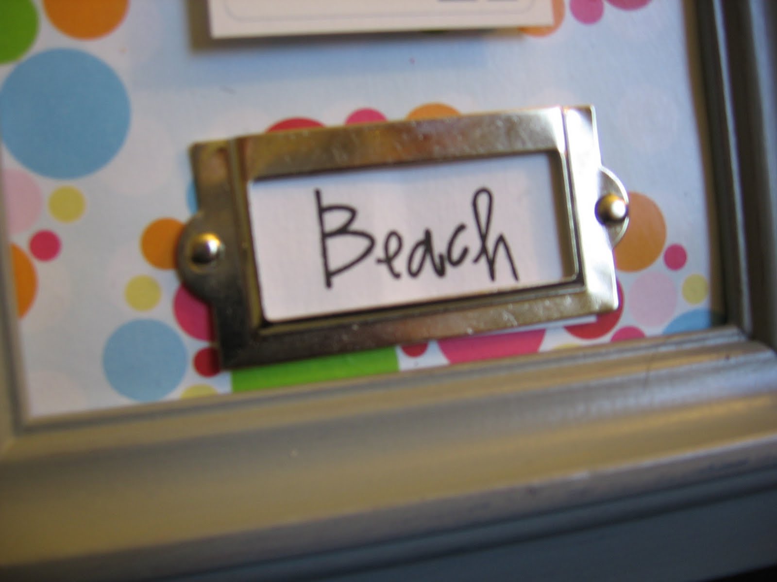 The Mommy Diaries: {Beach} Countdown Frame