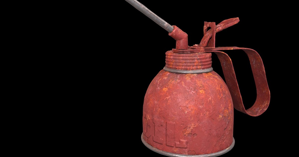 Toolkit 2: Texturing Pipeline - Texturing an Oil Can in Substance Painter.