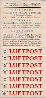 International Airmail And Priority Mail Labels: Denmark: DDL Airmail ...