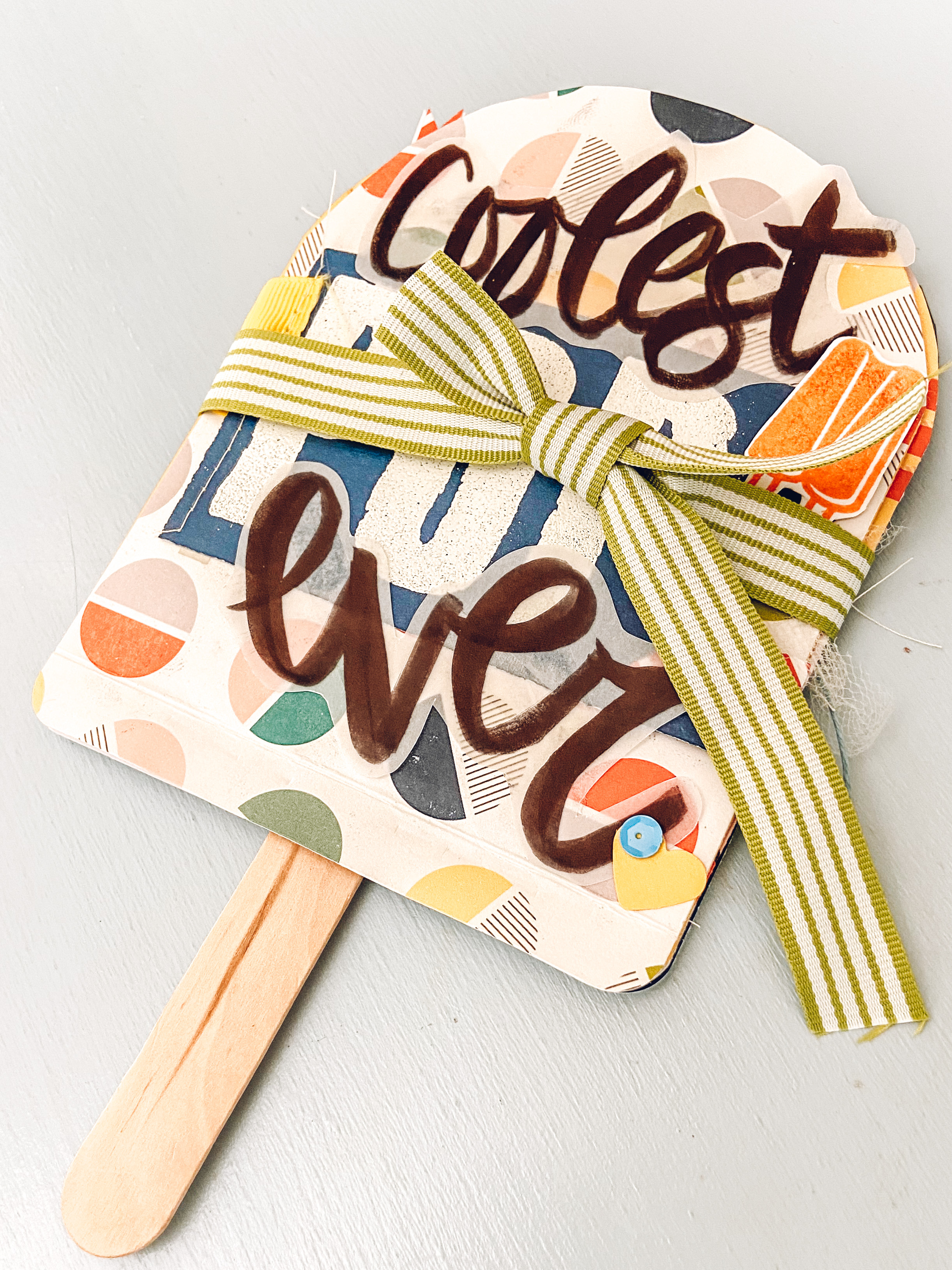 Homemade Kindness: How to Make Popsicle Photo Book