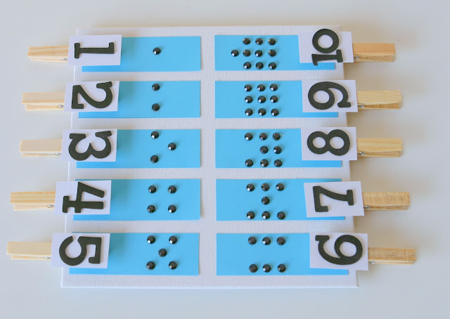 Max & Me: Toddler Tuesday - Number Matching Board