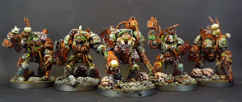 Super Massive Beast: Death Guard Terminator Squad - finished
