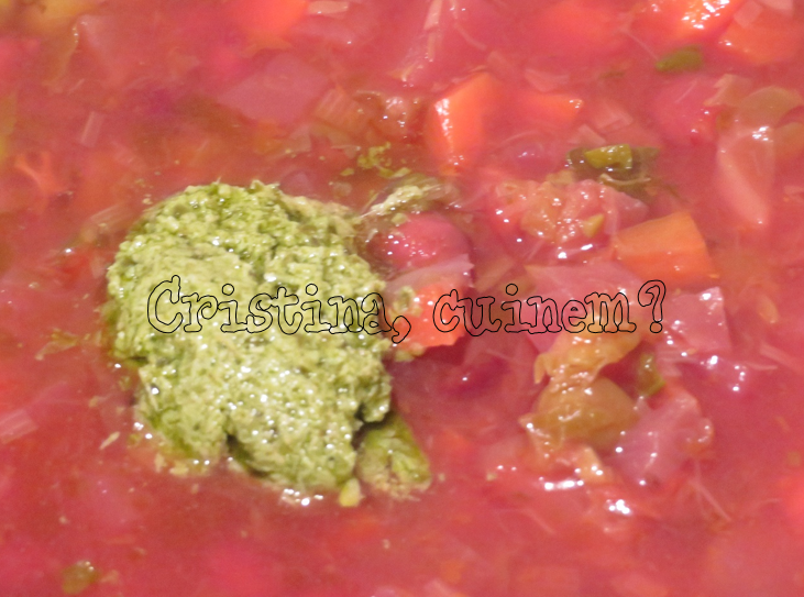 Cuinem?: Minestrone con il pesto *Itàlia Cuinem?: Minestrone con il pesto *Itàlia