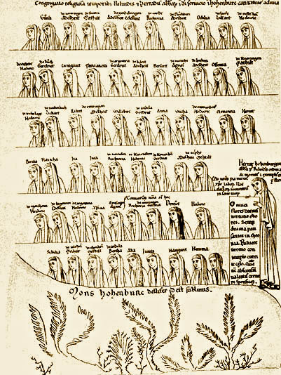Maresa Sottile: Claricia, Herrad, Bourgot Le Noir, Ildegarda di Bingen