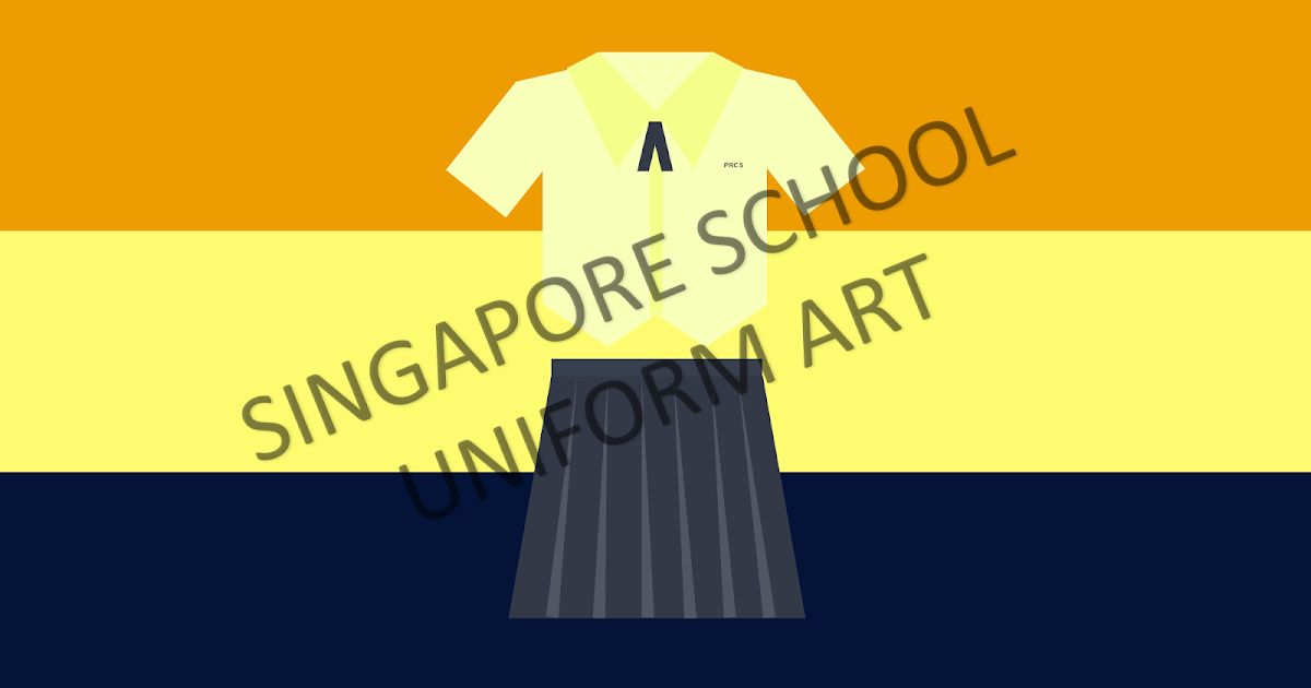 Pasir Ris Crest Secondary School - Singapore School Uniform Art