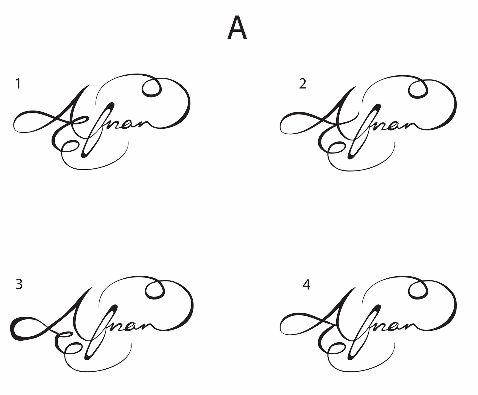 AFNAN (MA in Design for Communication): Business for design logo ...