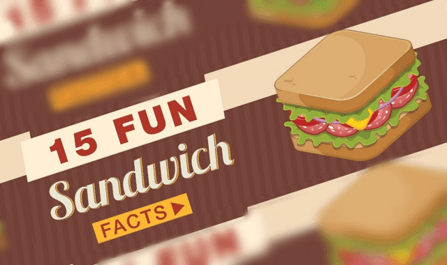 15 Fun Sandwich Facts #Infographic - Visualistan