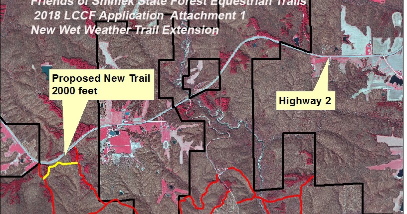 Friends of Shimek State Forest : Planned new section of the Wet Weather ...