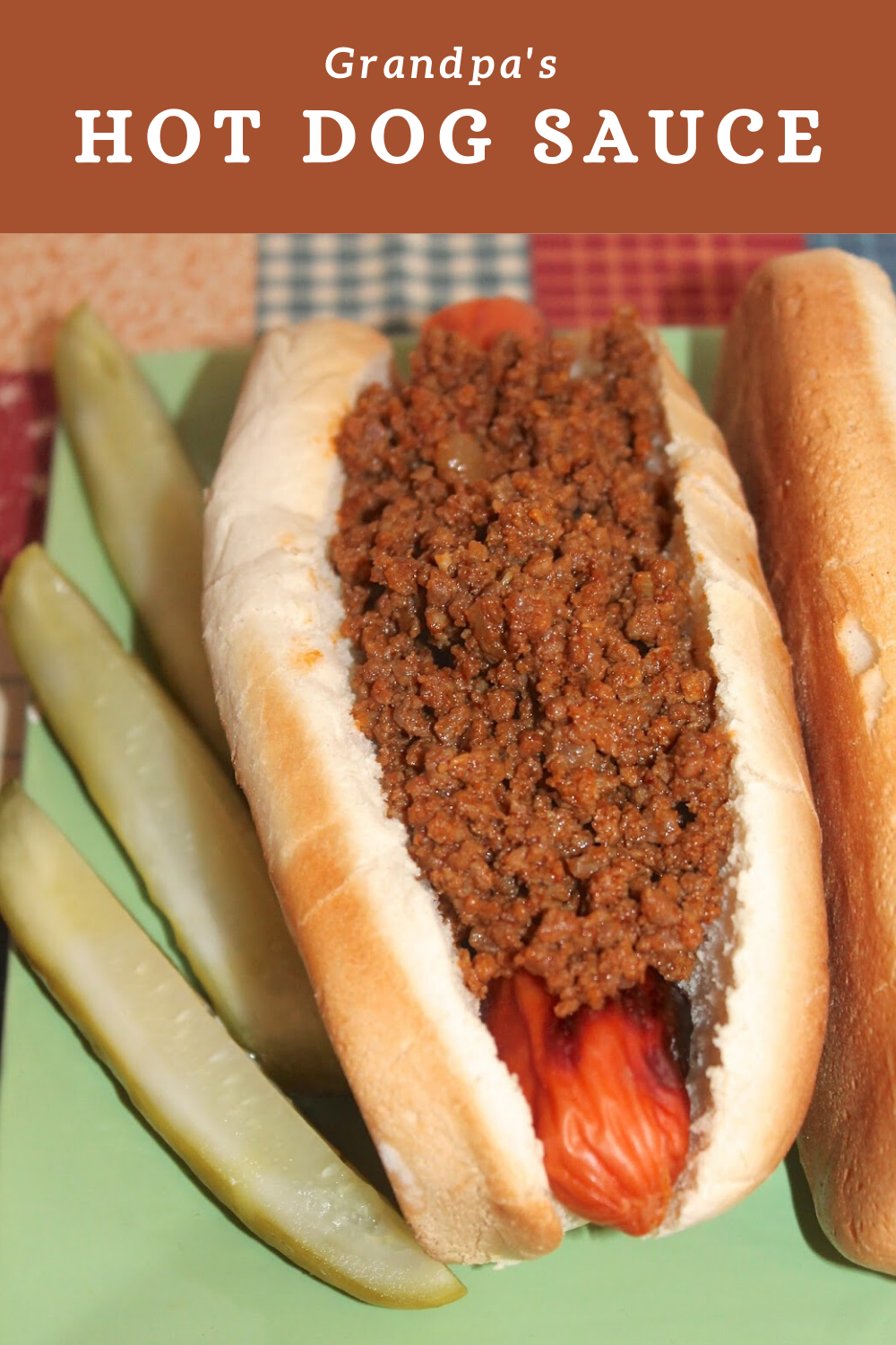 Savory Moments: Grandpa's hot dog sauce