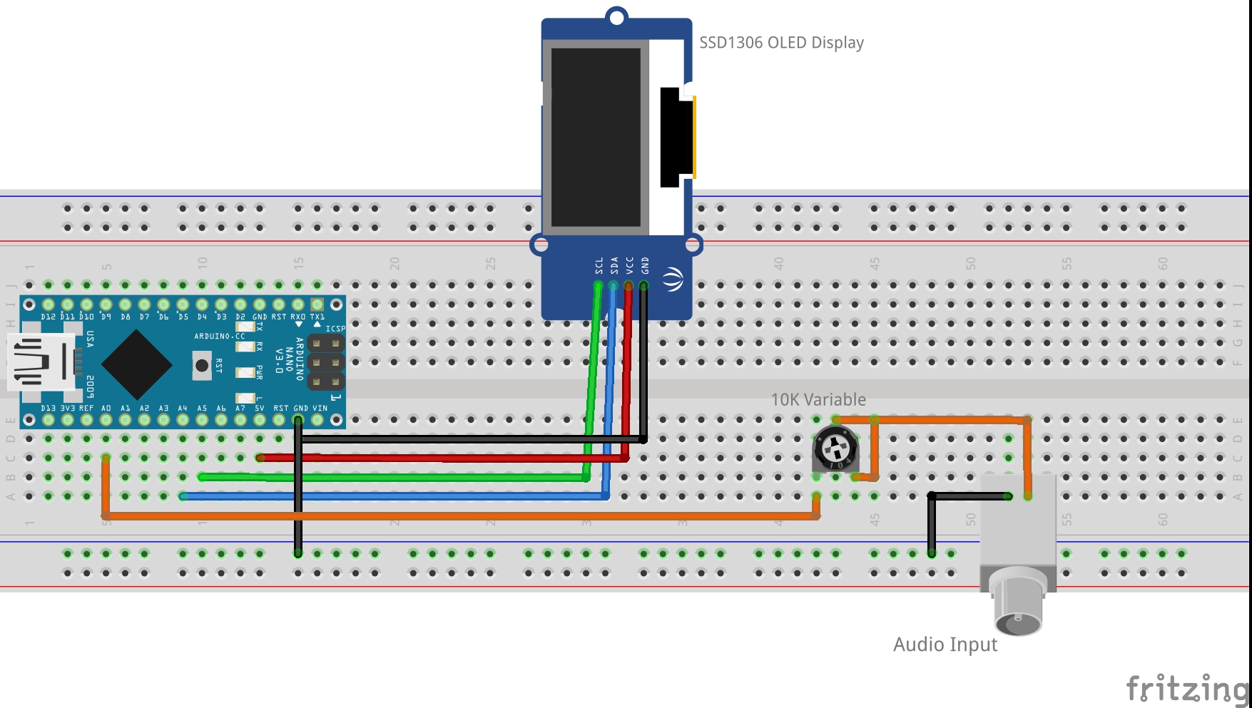 Arduino Oled Spectrum Analyzer