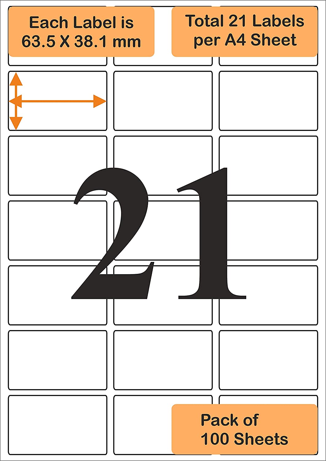 Compare Price A4 Sheet Self Adhesive Label Oddy Novajet VCR Desmat ...