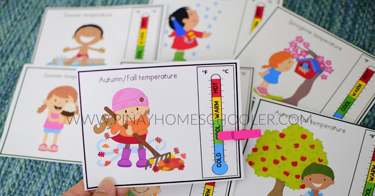 Weather Preschool Math and Literacy Mini Unit | The Pinay Homeschooler