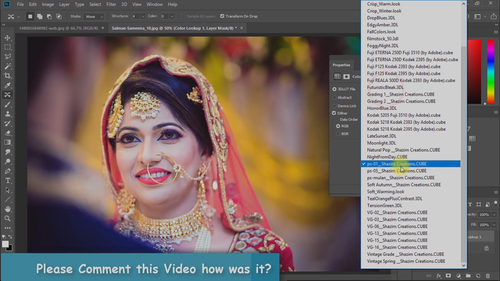 Free Download- TOP-10 Color Lookup Presets 3Dluts in Photoshop Premium Pack