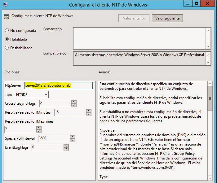 Windows Server 2012 R2 : Configurar NTP server | Espinosa ITPRO