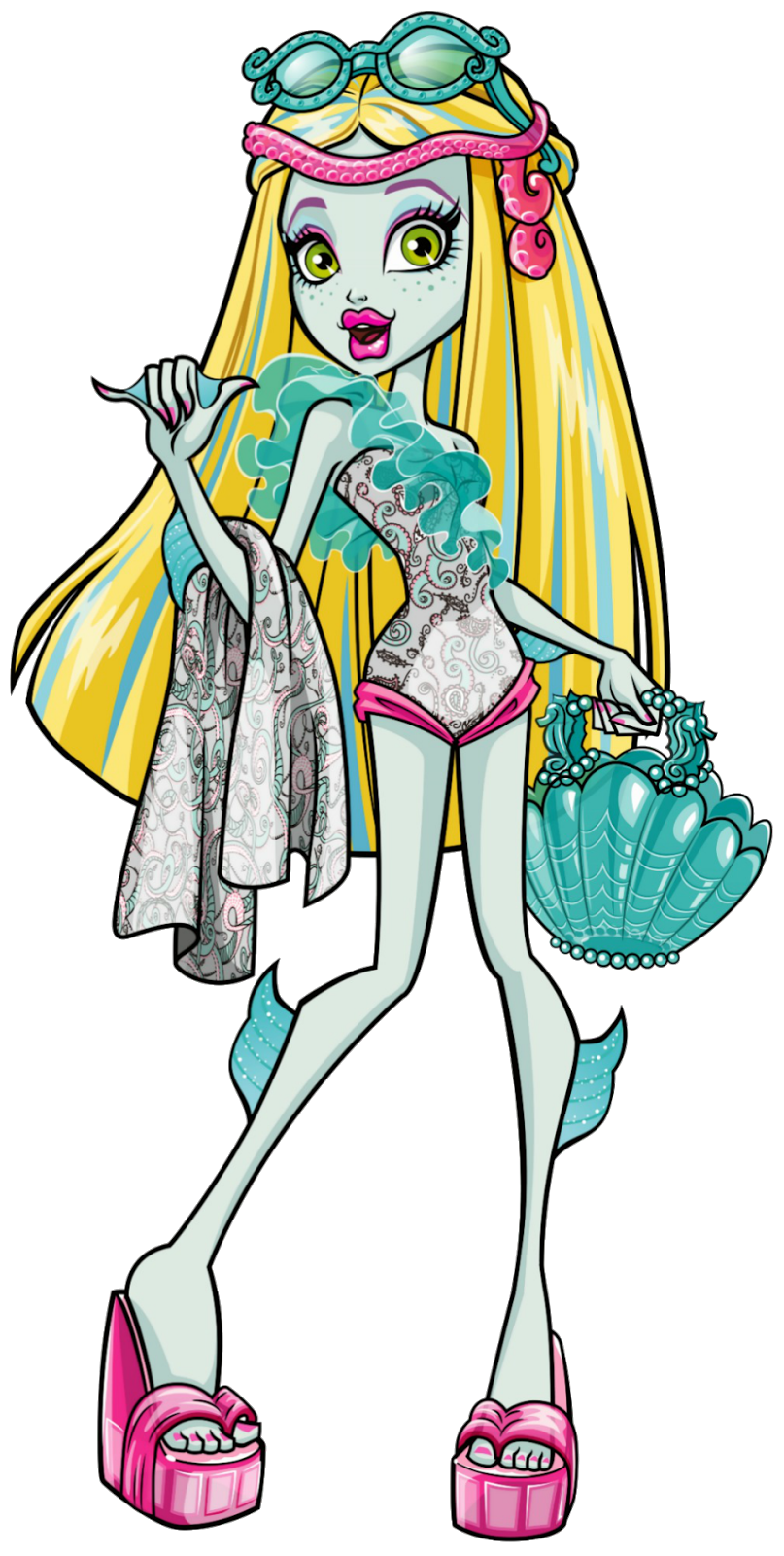 Todo sobre Monster High: Artworks/PNG en HD de Lagoona Blue, Rochelle ...