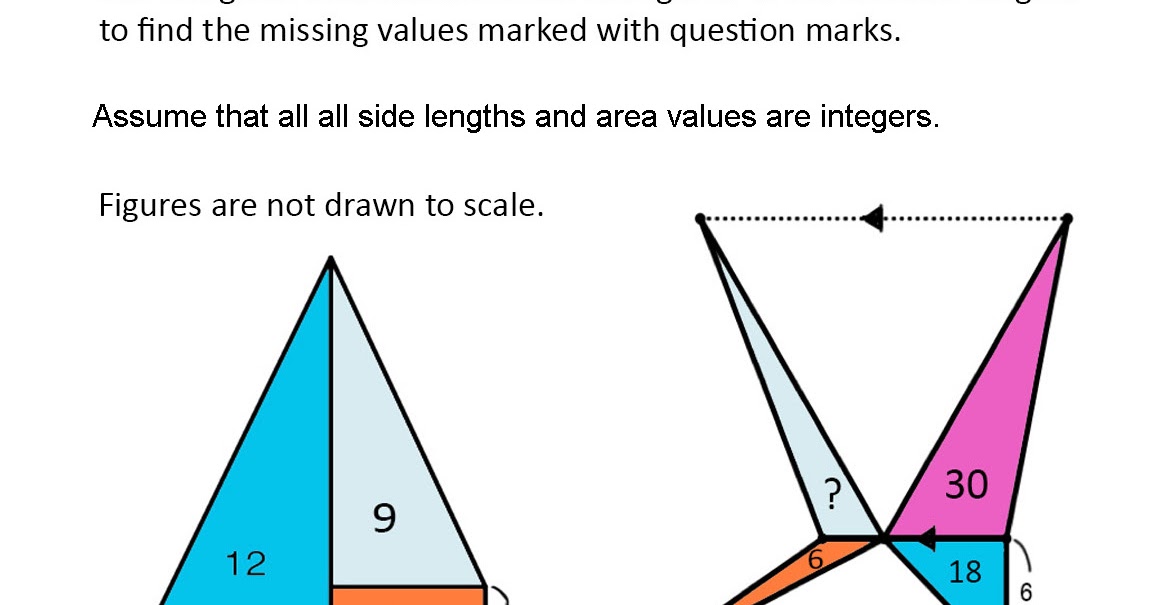 1001 Math Problems: Area Puzzles