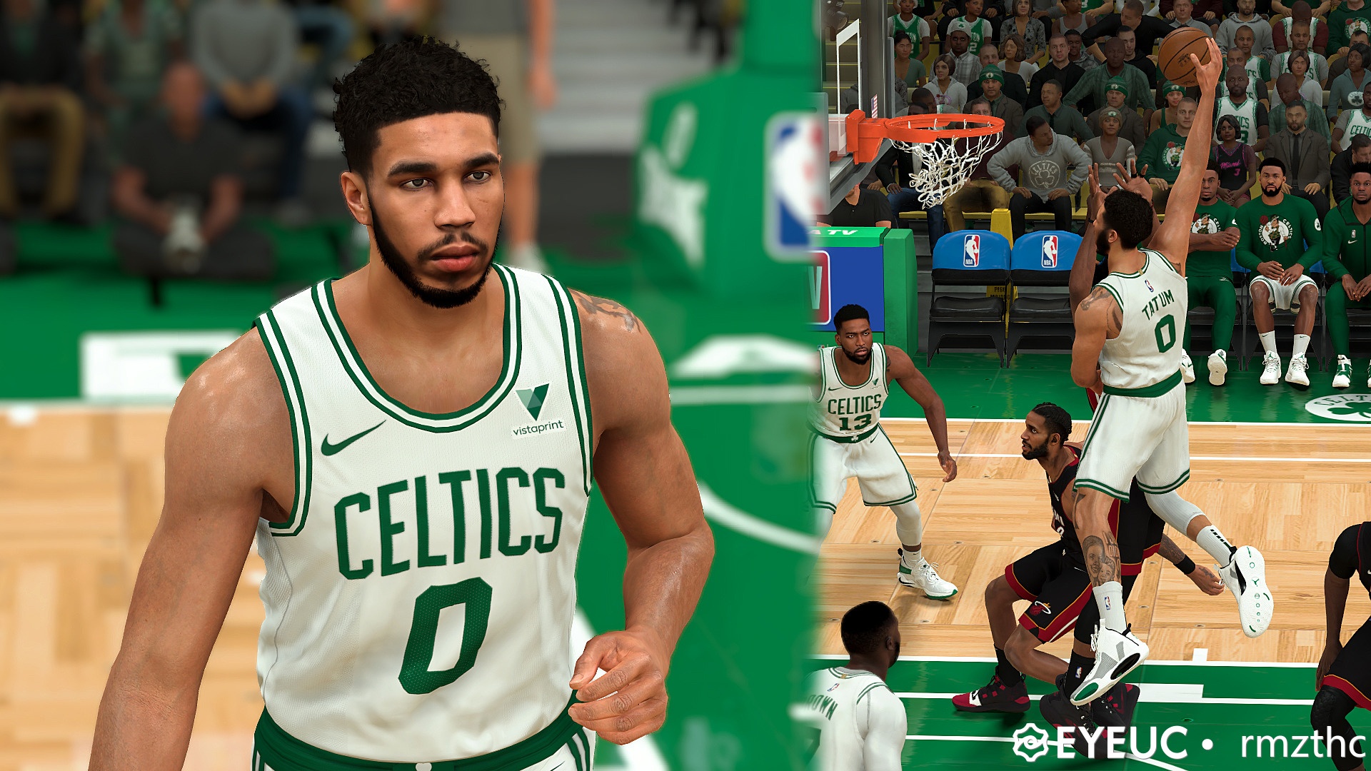 Jayson Tatum Cyberface, Hair and BOdy Model With Updated Tattoos V4 by ...