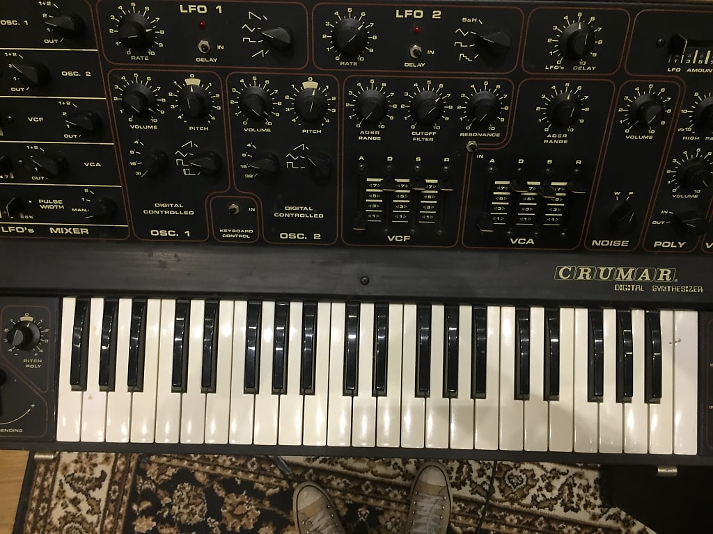 MATRIXSYNTH: 1978 Crumar DS2 Synthesizer