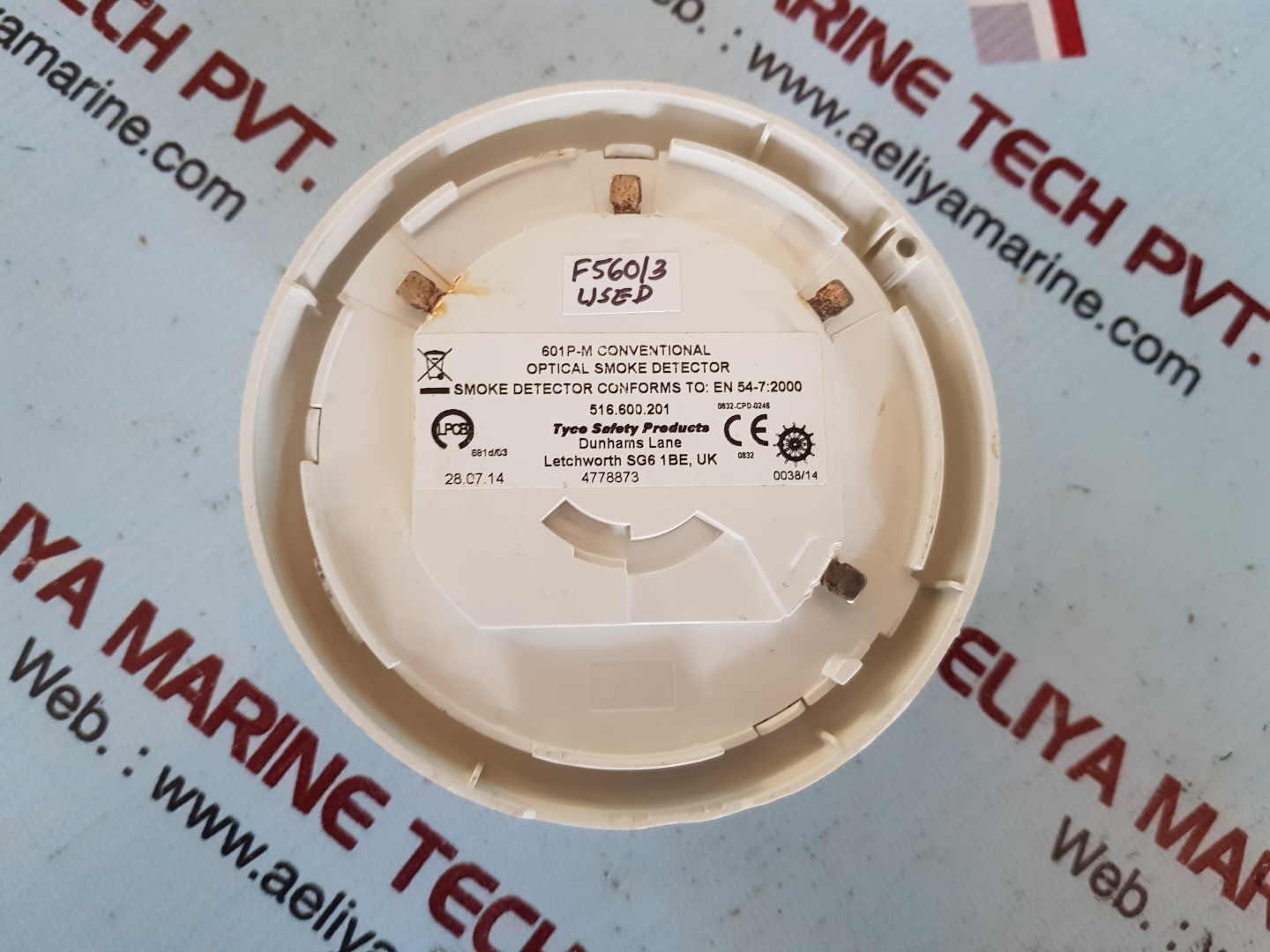TYCO 601P-M CONVENTIONAL OPTICAL SMOKE DETECTOR - Aeliya Marine