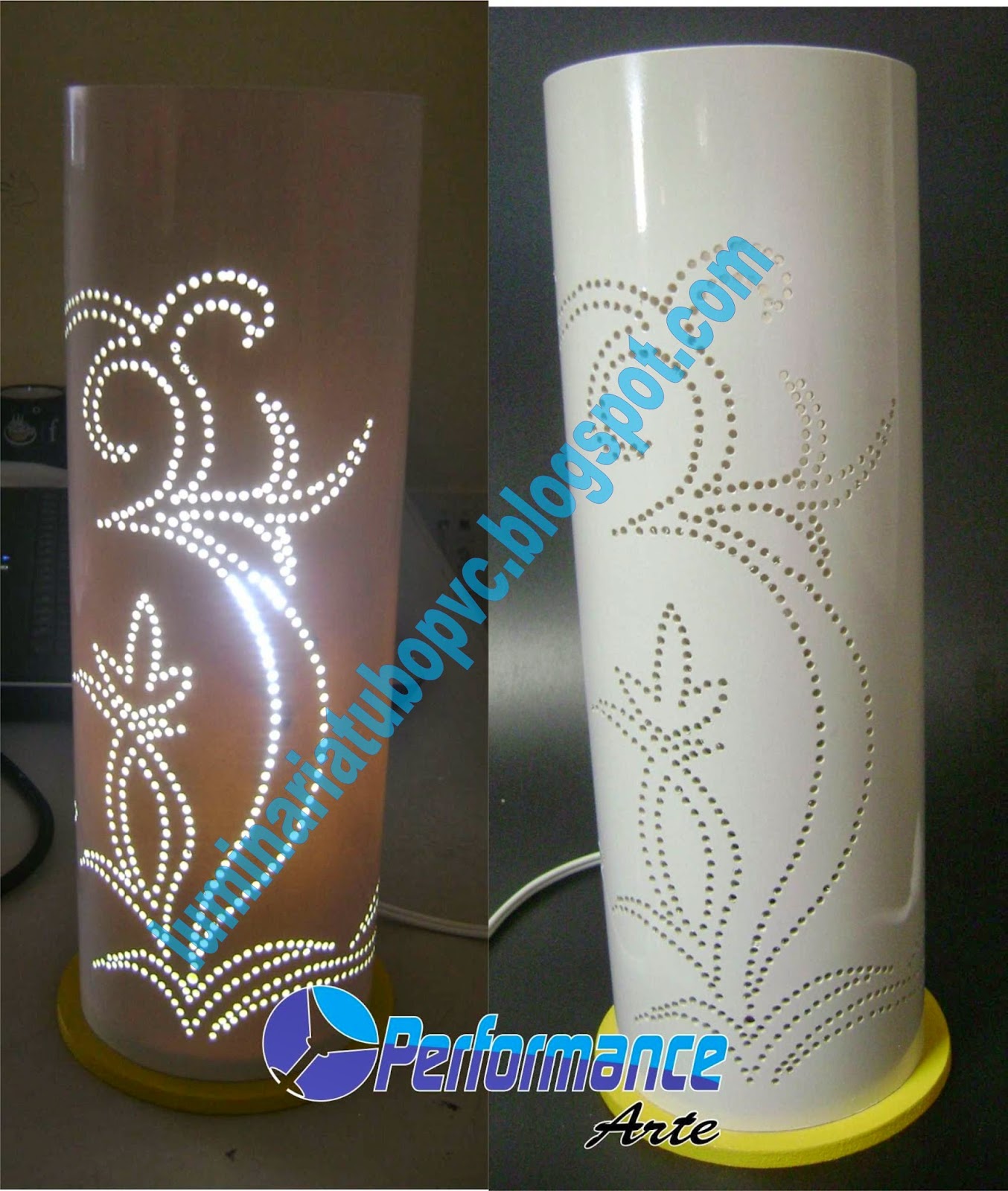 como fazer luminária de tubo pvc. : LUMINÁRIA PVC PERFURADO.