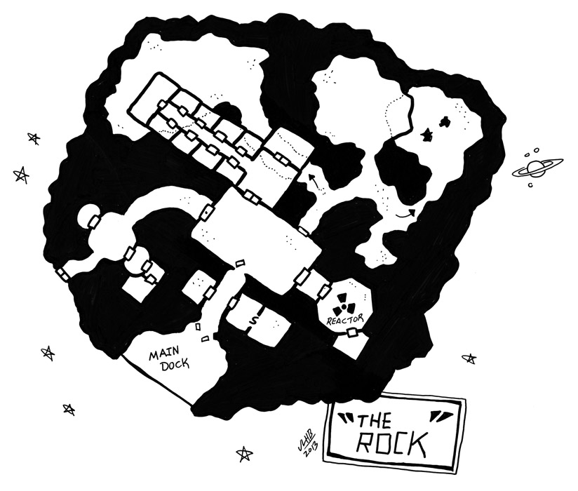 Bernie the Flumph: The Rock [Mini-Map Monday]
