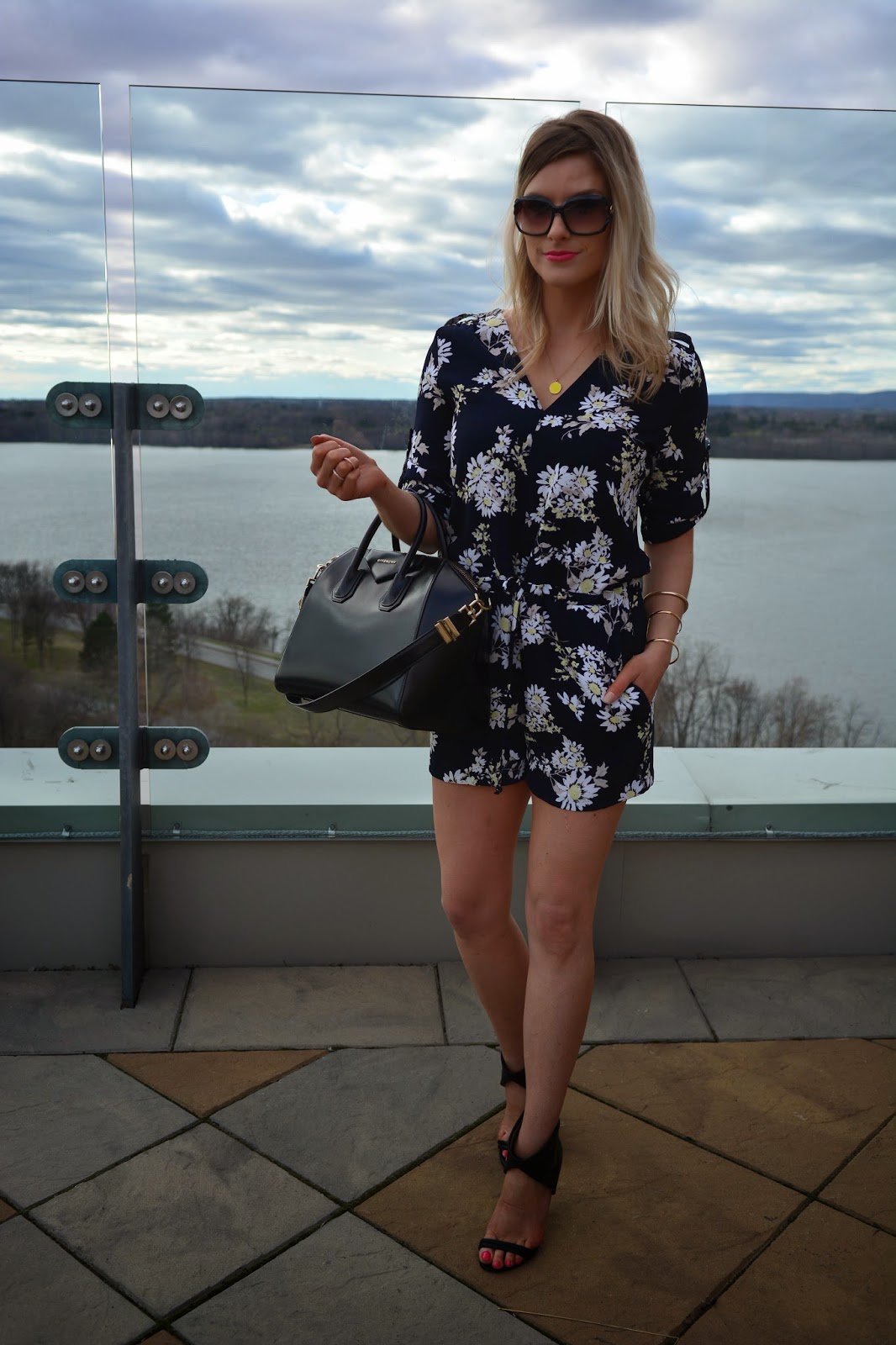 Floral Romper & Givenchy Antigona – Life with A.Co by Amanda L. Conquer