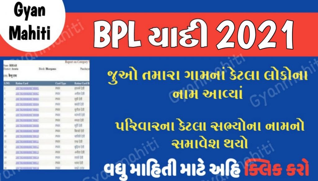 New BPL Yadi Gujarat