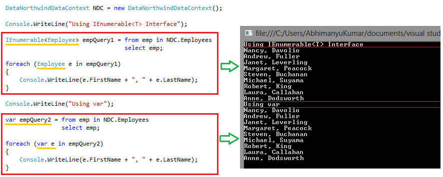Linq Language Integrated Query Part 5
