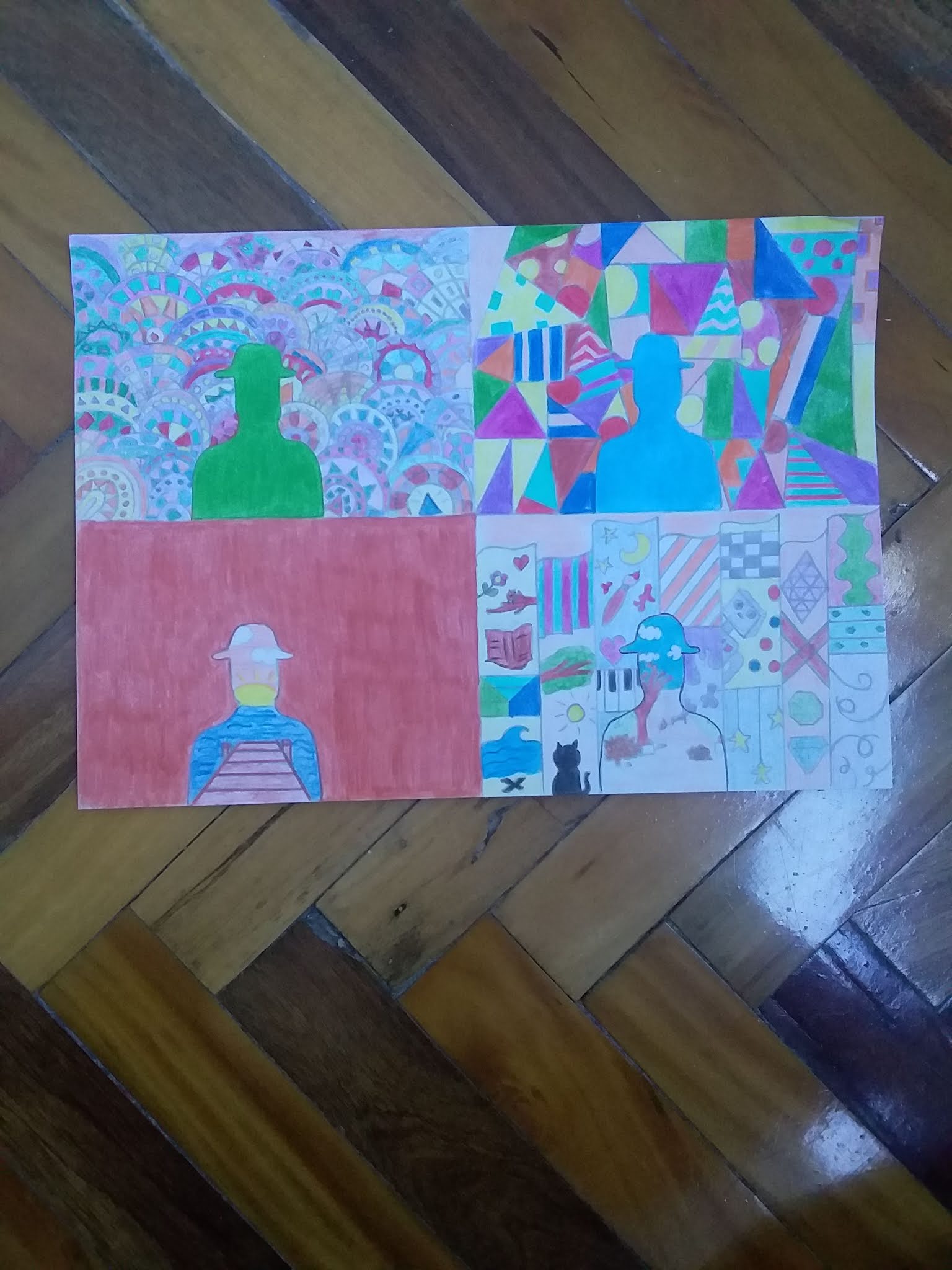 Profesora Mónica Villalba: 1º Fondo - Figura Simple - Complejo