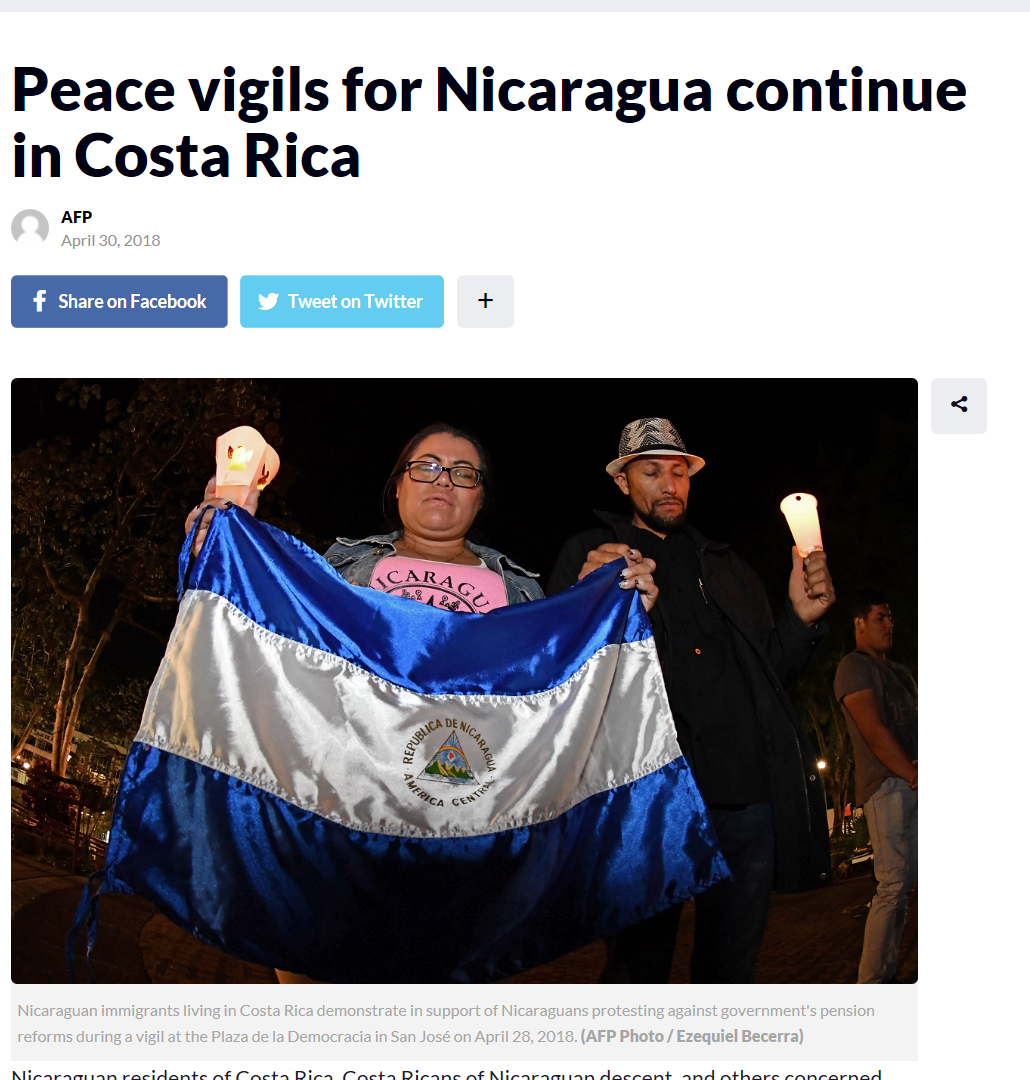 Travel Journal: News In Costa Rica and My Own Culture