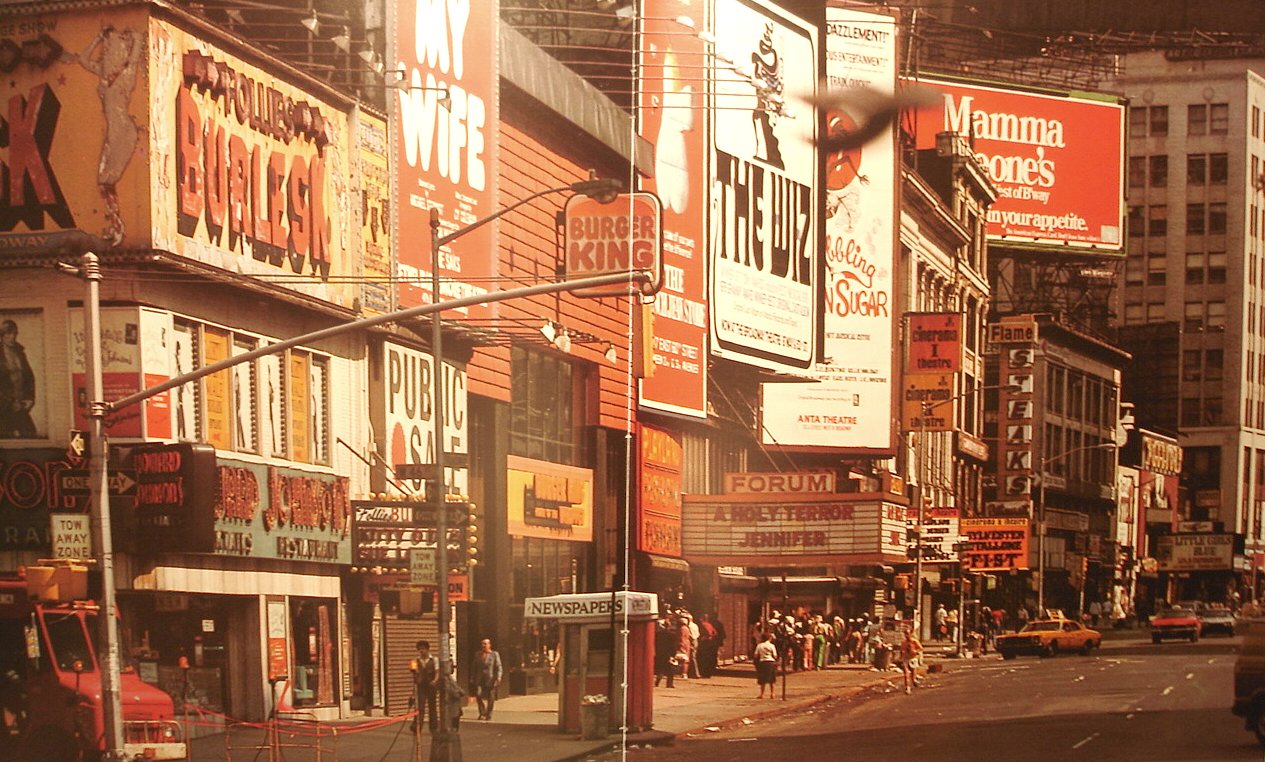 Ghosts Of The Great Highway: A Look Back. Vintage Times Square Photos.