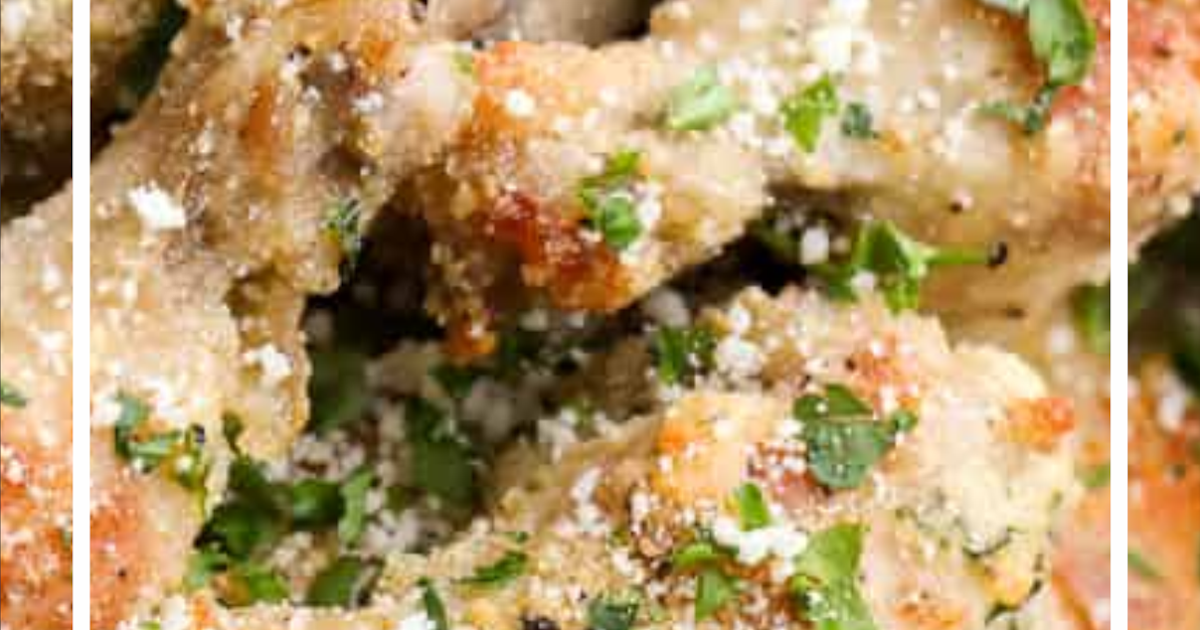 Garlic Parmesan Baked Chicken Wings | Floats CO