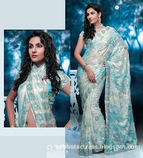 Actress Light Box: Divya Parameshwar Model Hot Saree Navel