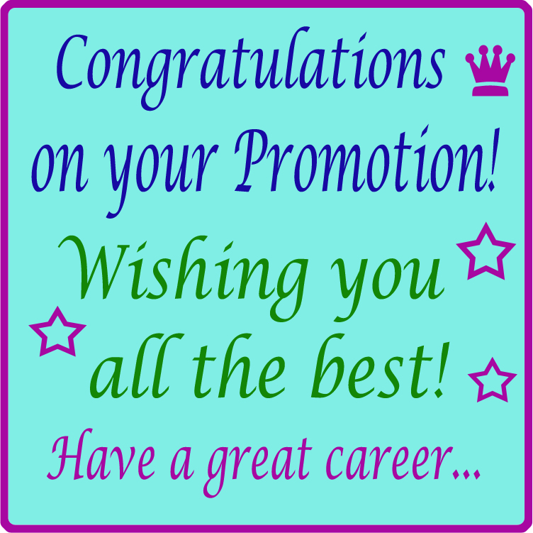 Career good wishes / Job Promotion / Congratulations images ...