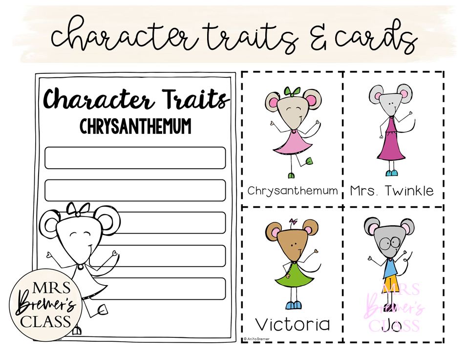 Chrysanthemum Book Study, Craftivity, and Class Book | Mrs. Bremer's Class