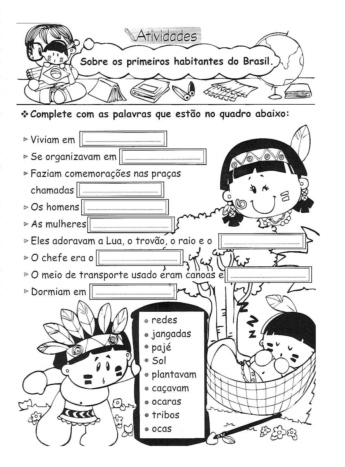 ESPAÇO EDUCAR: Atividades de História para 5° ano prontas para imprimir