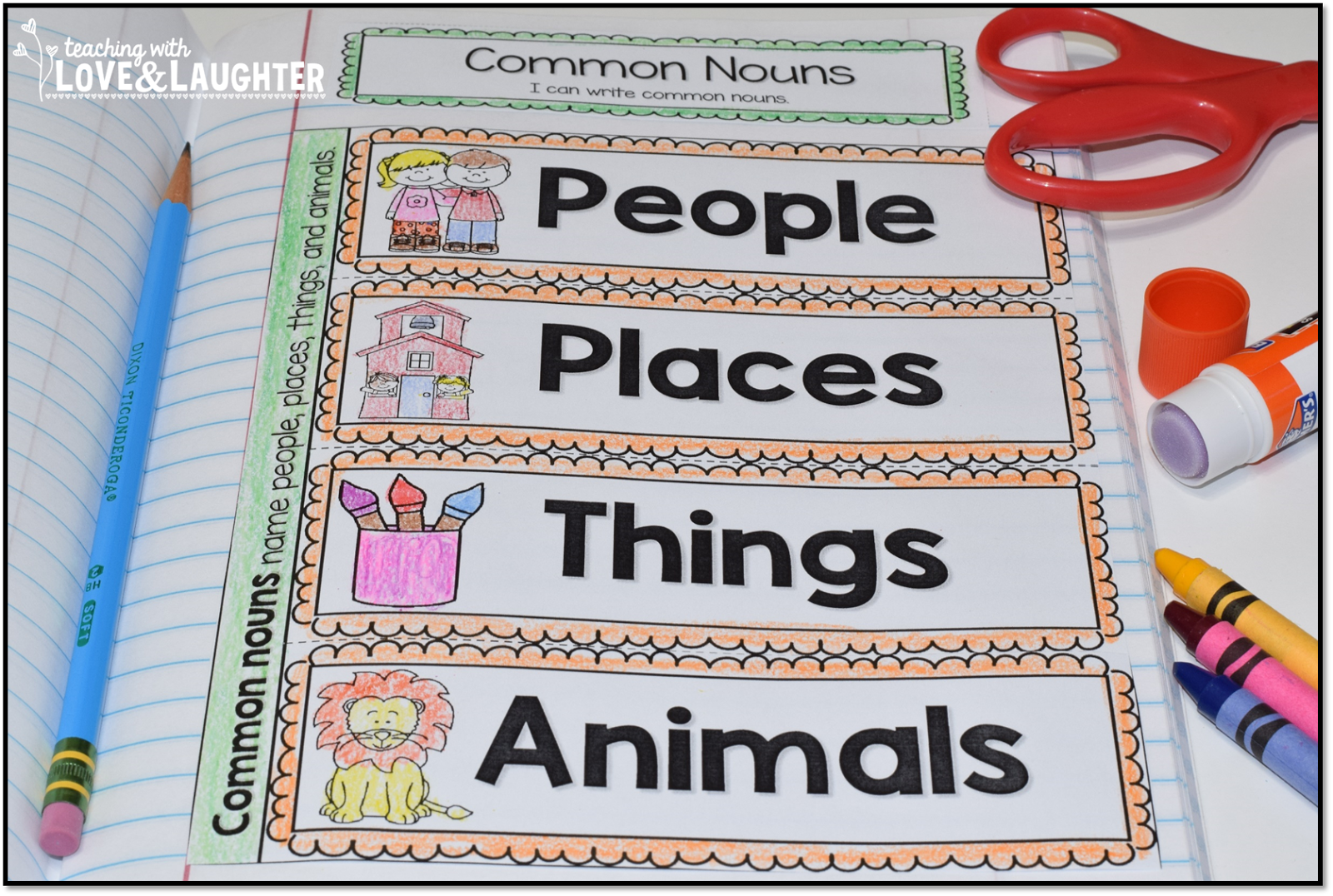 Teaching With Love and Laughter: First Grade Interactive Notebooks