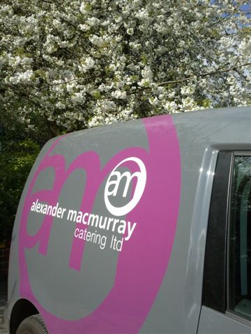 The Green I Signs Blog: Volkswagen Caddy Signwriting for Alexander ...