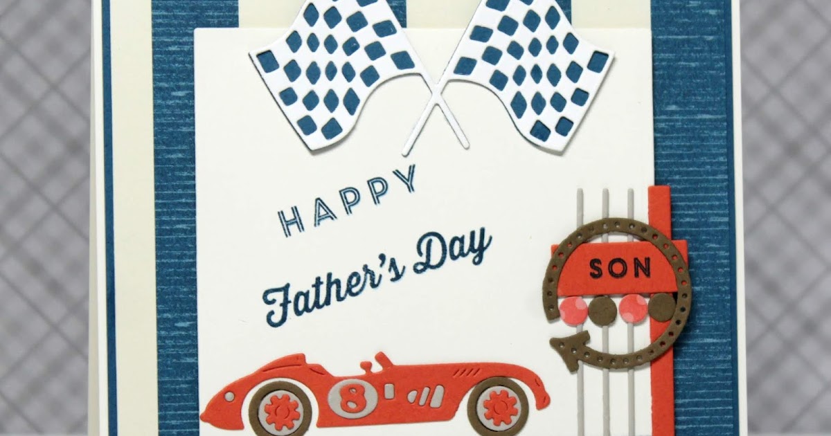 The Charmed Life: RaceCar & Flags for Father's Day