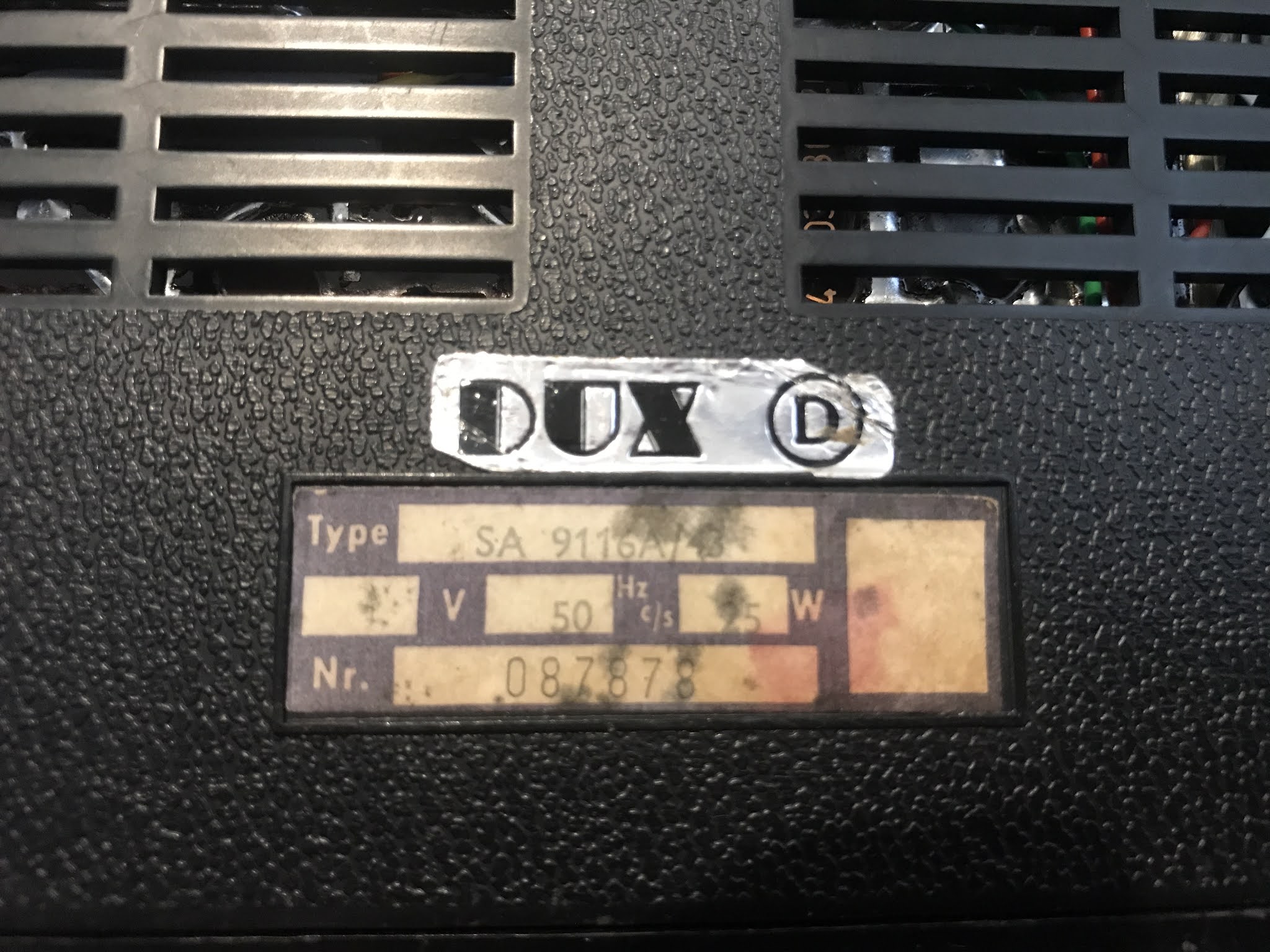 Infrequent Sound [sex.tex] technology: DUX MD Cassette Recorder 9116A ...