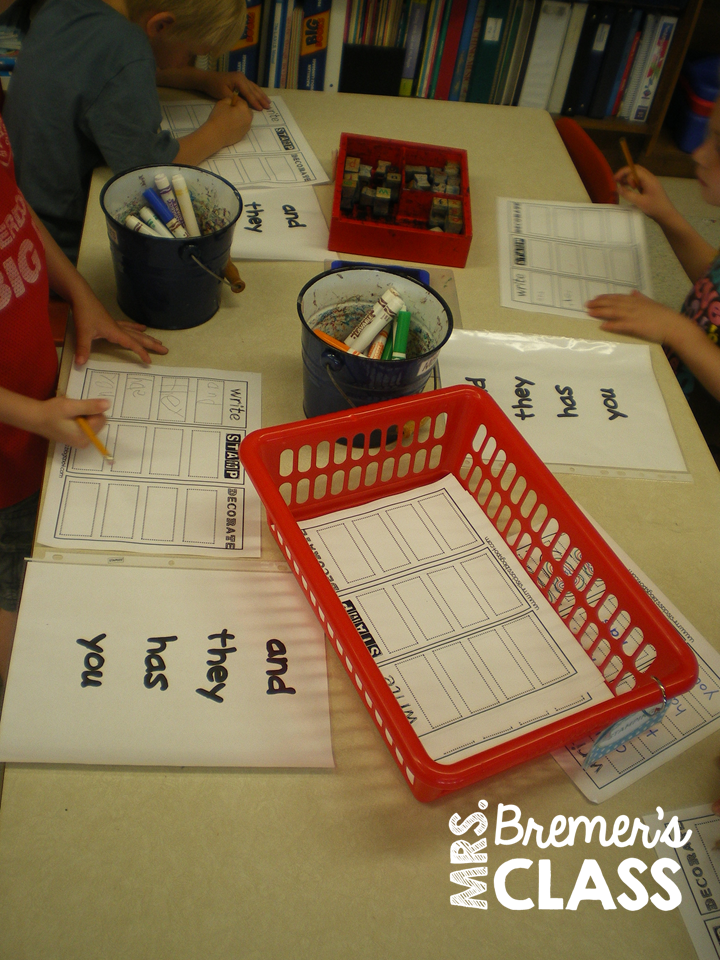 Literacy Center Activities for Kindergarten | Mrs. Bremer's Class