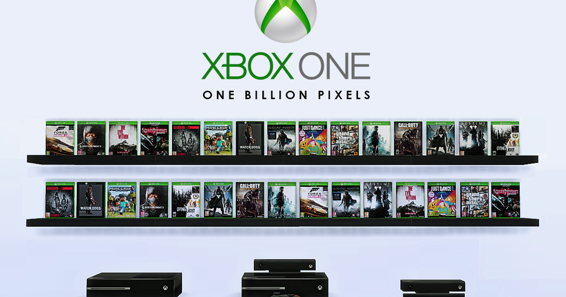 Xbox One Games & Consoles (Decor Clutter - TS3) - One Billion Pixels