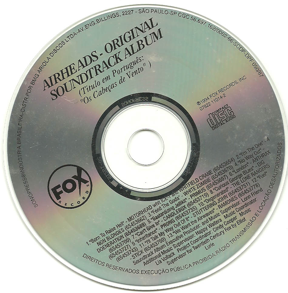 Deja Vu Do Rock: Filme: "Os Cabeças de Vento" (Airheads)